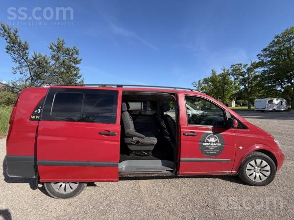 Sarkans Mercedes-Benz Vito 2007 Rīga, ar dzinēja tilpumu 2.20 L un nobraukumu 450 tūkst. km par 7300 €, foto 9 vietnē AUTOMOTO.COM.LV