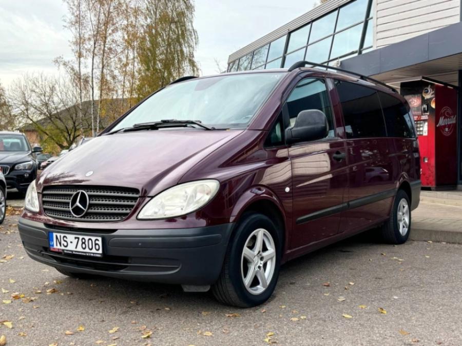 Red Mercedes-Benz Vito 2007 in Riga, with an engine capacity of 2.20 L and mileage of 254 thousand km for 6850 €, photo 3 on AUTOMOTO.COM.LV