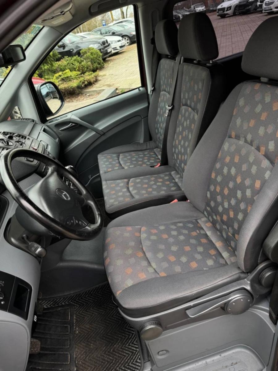 Red Mercedes-Benz Vito 2007 in Riga, with an engine capacity of 2.20 L and mileage of 254 thousand km for 6850 €, photo 12 on AUTOMOTO.COM.LV