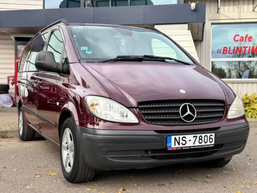 Red Mercedes-Benz Vito 2007 in Riga, with an engine capacity of 2.20 L and mileage of 254 thousand km for 6850 €, photo 22 on AUTOMOTO.COM.LV