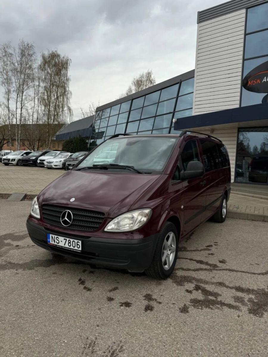 Red Mercedes-Benz Vito 2007 in Riga, with an engine capacity of 2.20 L and mileage of 254 thousand km for 6850 €, photo 23 on AUTOMOTO.COM.LV