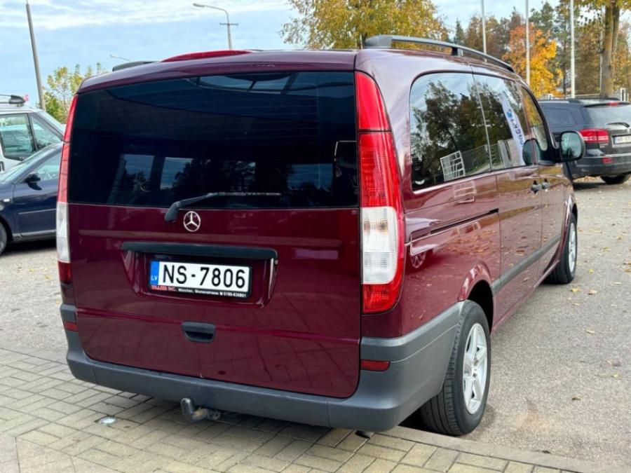Red Mercedes-Benz Vito 2007 in Riga, with an engine capacity of 2.20 L and mileage of 254 thousand km for 6850 €, photo 24 on AUTOMOTO.COM.LV