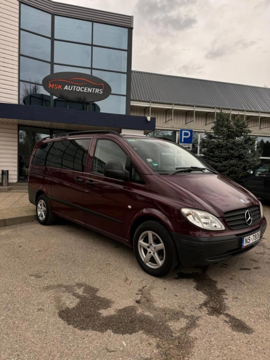 Red Mercedes-Benz Vito 2007 in Riga, with an engine capacity of 2.20 L and mileage of 254 thousand km for 6850 €, photo 25 on AUTOMOTO.COM.LV
