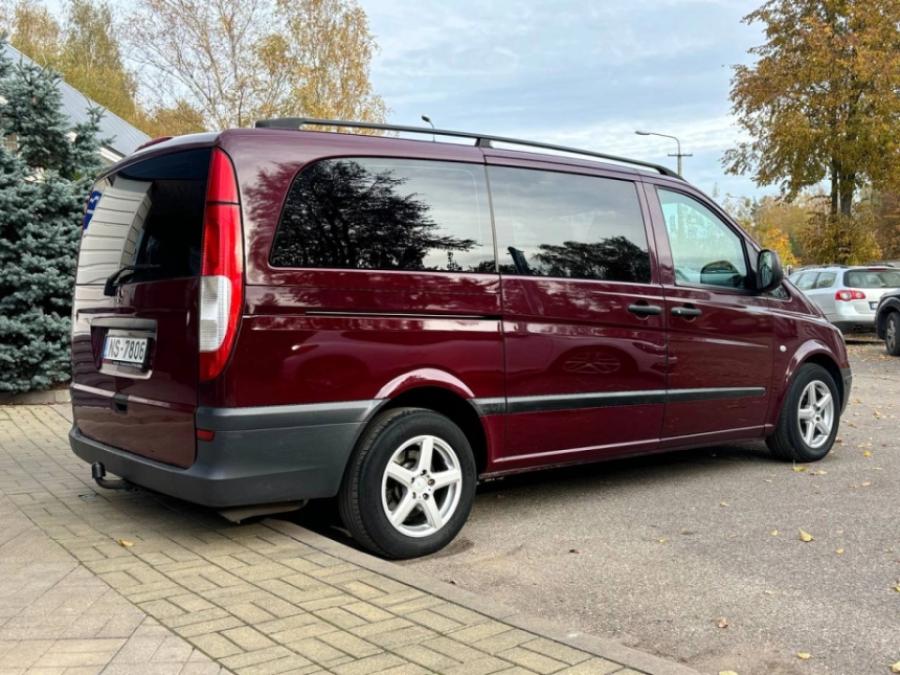 Red Mercedes-Benz Vito 2007 in Riga, with an engine capacity of 2.20 L and mileage of 254 thousand km for 6850 €, photo 27 on AUTOMOTO.COM.LV