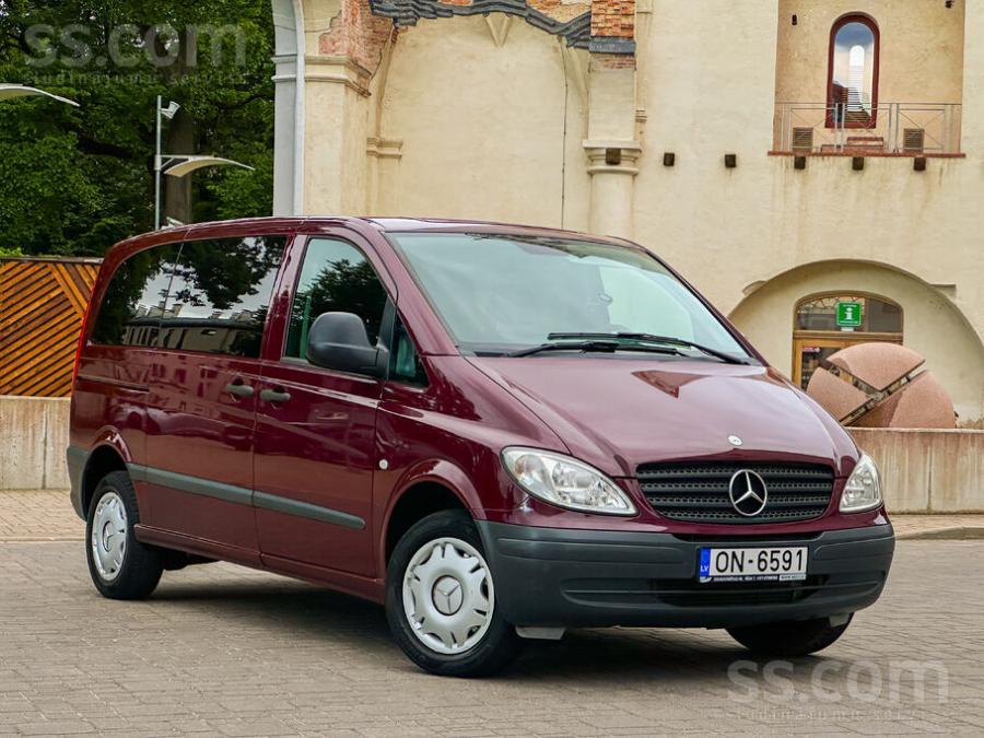 Красный Мерседес Вито 2007 в Елгава, объемом двигателя 2.20 л и пробегом 313 тыс. км за 5350 €, фото 3 на AUTOMOTO.COM.LV