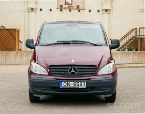 Red Mercedes-Benz Vito 2007 in Jelgava, with an engine capacity of 2.20 L and mileage of 313 thousand km for 5350 €, photo  on AUTOMOTO.COM.LV
