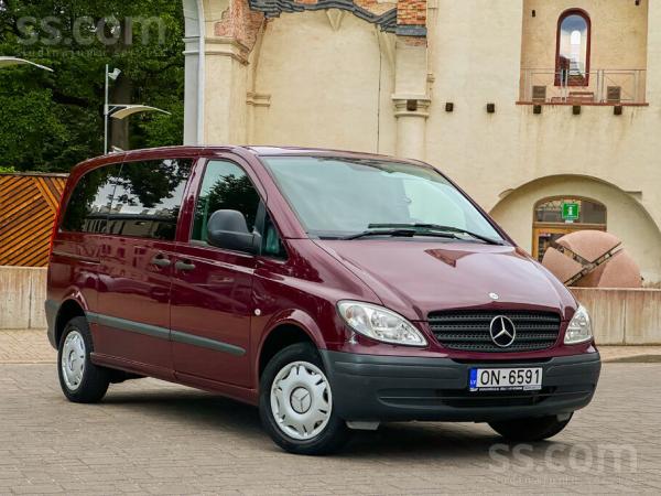 Sarkans Mercedes-Benz Vito 2007 Jelgava, ar dzinēja tilpumu 2.20 L un nobraukumu 313 tūkst. km par 5350 €, foto 2 vietnē AUTOMOTO.COM.LV