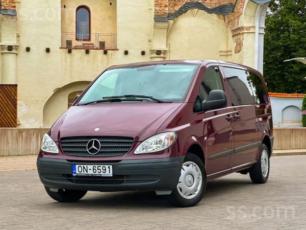 Sarkans Mercedes-Benz Vito 2007 Jelgava, ar dzinēja tilpumu 2.20 L un nobraukumu 313 tūkst. km par 5350 €, foto 3 vietnē AUTOMOTO.COM.LV