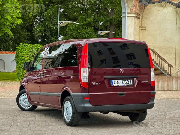 Sarkans Mercedes-Benz Vito 2007 Jelgava, ar dzinēja tilpumu 2.20 L un nobraukumu 313 tūkst. km par 5350 €, foto 4 vietnē AUTOMOTO.COM.LV