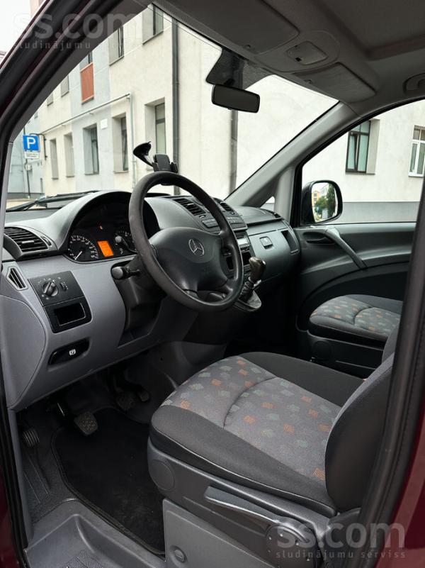 Sarkans Mercedes-Benz Vito 2007 Jelgava, ar dzinēja tilpumu 2.20 L un nobraukumu 313 tūkst. km par 5350 €, foto 10 vietnē AUTOMOTO.COM.LV