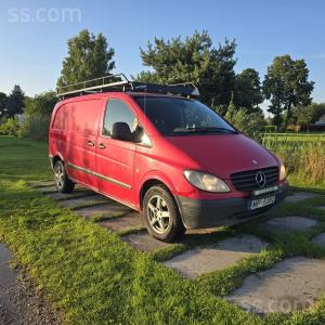Red Mercedes-Benz Vito 2007 in Riga, with an engine capacity of 2.20 L and mileage of 453 thousand km for 3250 €, photo  on AUTOMOTO.COM.LV