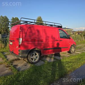 Red Mercedes-Benz Vito 2007 in Riga, with an engine capacity of 2.20 L and mileage of 453 thousand km for 3250 €, photo 3 on AUTOMOTO.COM.LV