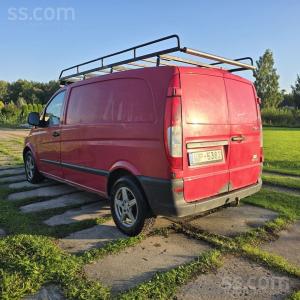 Red Mercedes-Benz Vito 2007 in Riga, with an engine capacity of 2.20 L and mileage of 453 thousand km for 3250 €, photo 4 on AUTOMOTO.COM.LV