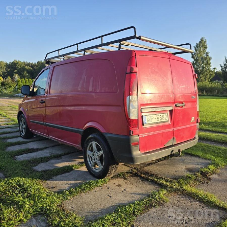 Red Mercedes-Benz Vito 2007 in Riga, with an engine capacity of 2.20 L and mileage of 453 thousand km for 3250 €, photo 4 on AUTOMOTO.COM.LV