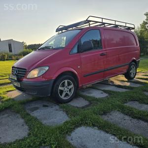 Red Mercedes-Benz Vito 2007 in Riga, with an engine capacity of 2.20 L and mileage of 453 thousand km for 3250 €, photo 5 on AUTOMOTO.COM.LV