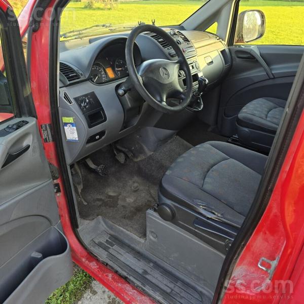 Sarkans Mercedes-Benz Vito 2007 Rīga, ar dzinēja tilpumu 2.20 L un nobraukumu 453 tūkst. km par 3250 €, foto 8 vietnē AUTOMOTO.COM.LV