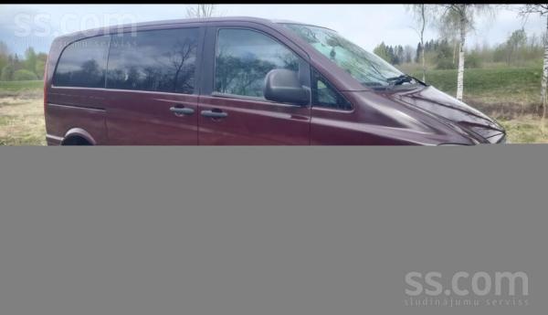 Red Mercedes-Benz Vito 2007 in Riga, with an engine capacity of 2.20 L and mileage of 502 thousand km for 3000 €, photo 1 on AUTOMOTO.COM.LV
