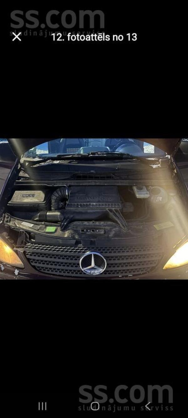 Red Mercedes-Benz Vito 2007 in Riga, with an engine capacity of 2.20 L and mileage of 502 thousand km for 3000 €, photo 2 on AUTOMOTO.COM.LV