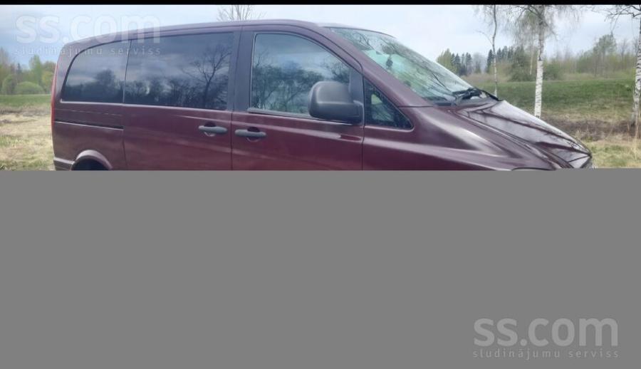 Sarkans Mercedes-Benz Vito 2007 Rīga, ar dzinēja tilpumu 2.20 L un nobraukumu 502 tūkst. km par 3000 €, foto 1 vietnē AUTOMOTO.COM.LV