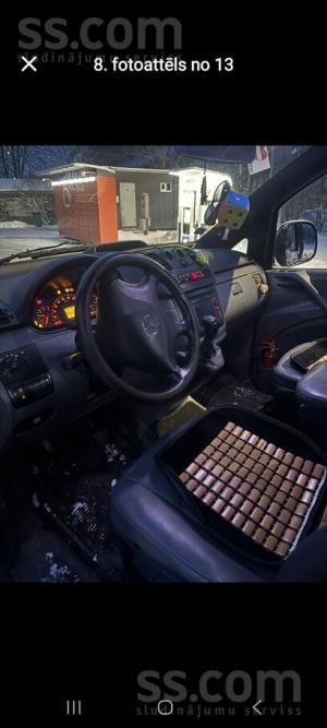 Sarkans Mercedes-Benz Vito 2007 Rīga, ar dzinēja tilpumu 2.20 L un nobraukumu 502 tūkst. km par 3000 €, foto 6 vietnē AUTOMOTO.COM.LV