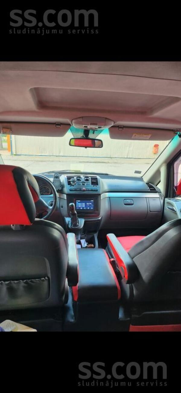 Sarkans Mercedes-Benz Vito 2007 Rīga, ar dzinēja tilpumu 2.20 L un nobraukumu 450 tūkst. km par 4500 €, foto 3 vietnē AUTOMOTO.COM.LV