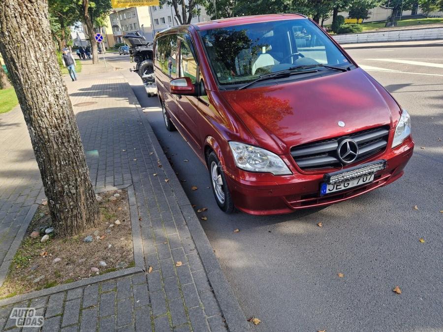 Sarkans Mercedes-Benz Vito 2008 Tauragė, ar dzinēja tilpumu 2.20 L un nobraukumu 300 tūkst. km par 8990 €, foto 1 vietnē AUTOMOTO.COM.LV