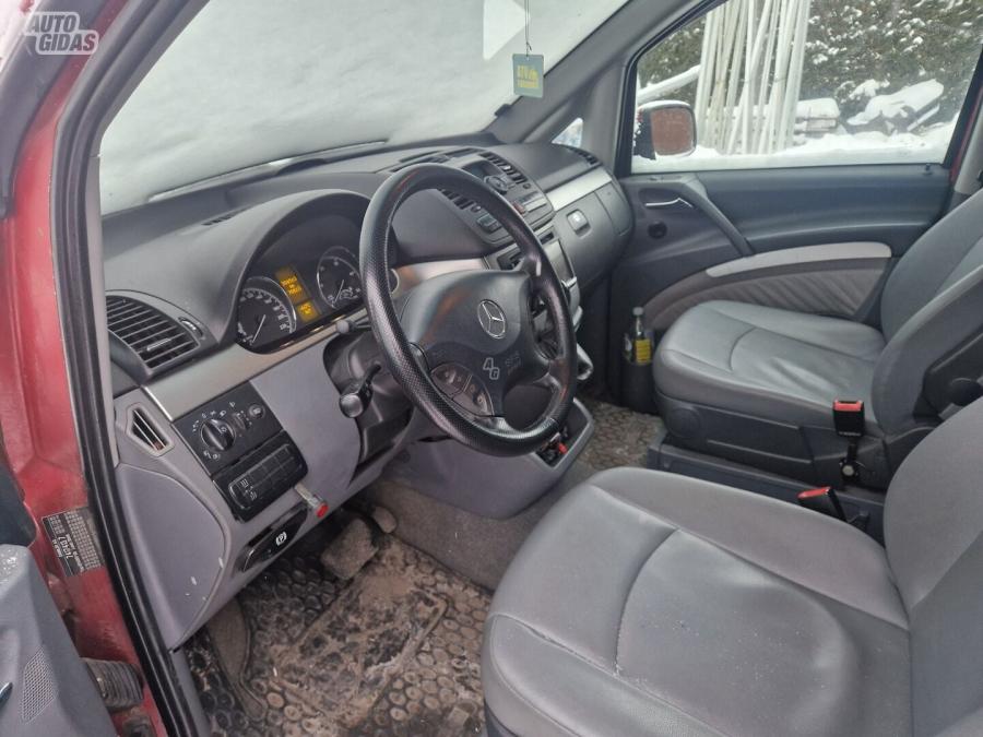 Sarkans Mercedes-Benz Vito 2008 Tauragė, ar dzinēja tilpumu 2.20 L un nobraukumu 300 tūkst. km par 8990 €, foto 6 vietnē AUTOMOTO.COM.LV