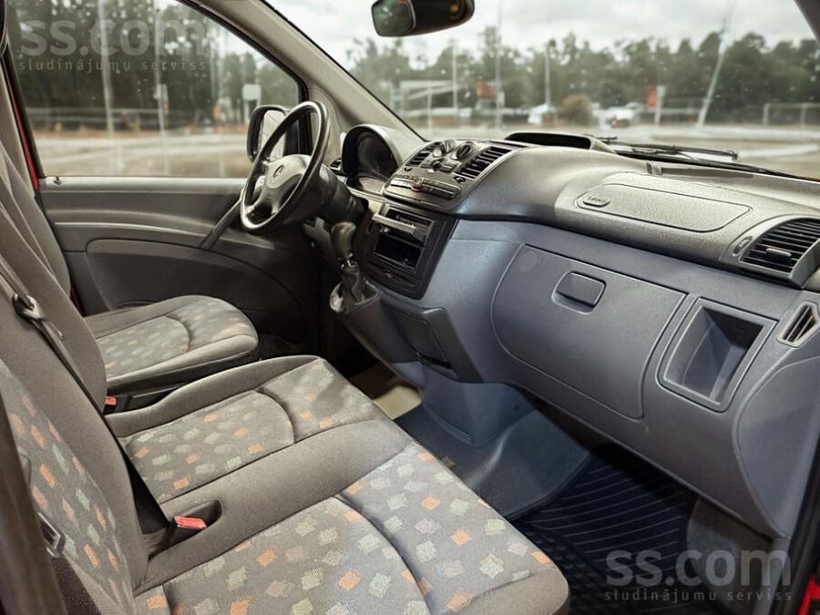 Sarkans Mercedes-Benz Vito 2008 Rīga, ar dzinēja tilpumu 2.20 L un nobraukumu 214 tūkst. km par 4990 €, foto 6 vietnē AUTOMOTO.COM.LV