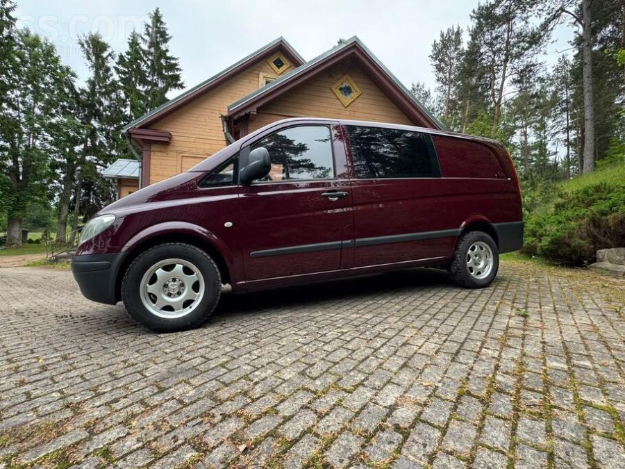 Sarkans Mercedes-Benz Vito 2008 Jūrmala, ar dzinēja tilpumu 2.20 L un nobraukumu 420 tūkst. km par 6500 €, foto 4 vietnē AUTOMOTO.COM.LV