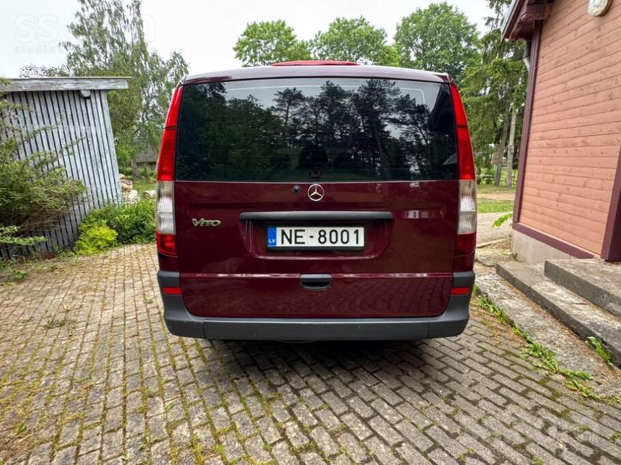 Sarkans Mercedes-Benz Vito 2008 Jūrmala, ar dzinēja tilpumu 2.20 L un nobraukumu 420 tūkst. km par 6500 €, foto 5 vietnē AUTOMOTO.COM.LV