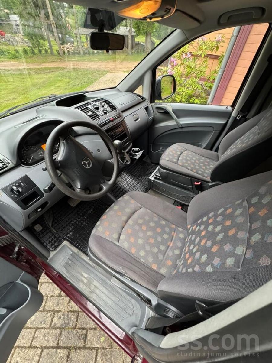 Sarkans Mercedes-Benz Vito 2008 Jūrmala, ar dzinēja tilpumu 2.20 L un nobraukumu 420 tūkst. km par 6500 €, foto 8 vietnē AUTOMOTO.COM.LV