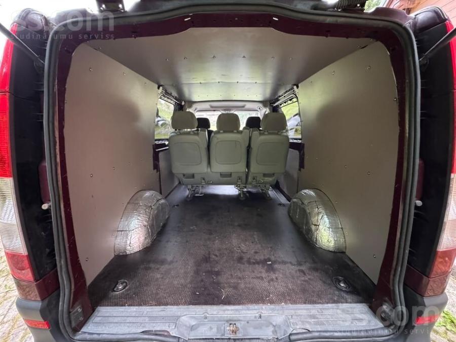 Sarkans Mercedes-Benz Vito 2008 Jūrmala, ar dzinēja tilpumu 2.20 L un nobraukumu 420 tūkst. km par 6500 €, foto 9 vietnē AUTOMOTO.COM.LV