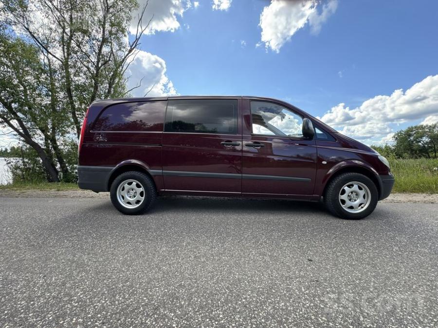 Sarkans Mercedes-Benz Vito 2008 Jūrmala, ar dzinēja tilpumu 2.20 L un nobraukumu 420 tūkst. km par 6450 €, foto 4 vietnē AUTOMOTO.COM.LV