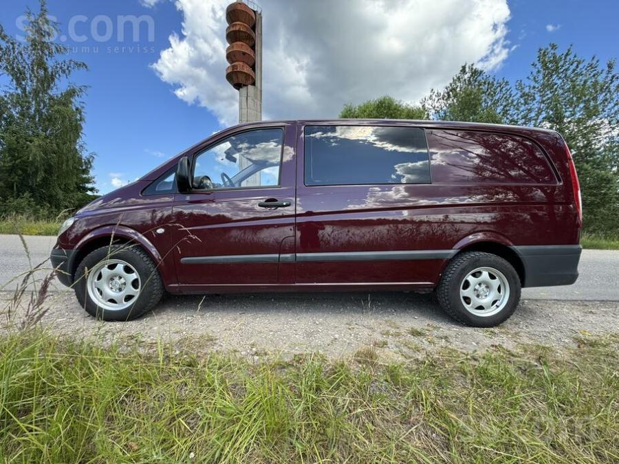 Sarkans Mercedes-Benz Vito 2008 Jūrmala, ar dzinēja tilpumu 2.20 L un nobraukumu 420 tūkst. km par 6450 €, foto 8 vietnē AUTOMOTO.COM.LV