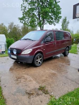 Sarkans Mercedes-Benz Vito 2009 Gulbene, ar dzinēja tilpumu 2.20 L un nobraukumu 438 tūkst. km par 2500 €, foto 1 vietnē AUTOMOTO.COM.LV