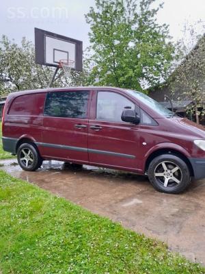 Sarkans Mercedes-Benz Vito 2009 Gulbene, ar dzinēja tilpumu 2.20 L un nobraukumu 438 tūkst. km par 2500 €, foto 2 vietnē AUTOMOTO.COM.LV