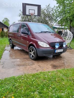 Sarkans Mercedes-Benz Vito 2009 Gulbene, ar dzinēja tilpumu 2.20 L un nobraukumu 438 tūkst. km par 2500 €, foto 3 vietnē AUTOMOTO.COM.LV