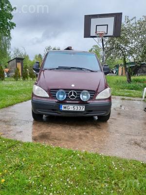 Sarkans Mercedes-Benz Vito 2009 Gulbene, ar dzinēja tilpumu 2.20 L un nobraukumu 438 tūkst. km par 2500 €, foto 4 vietnē AUTOMOTO.COM.LV