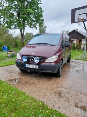 Sarkans Mercedes-Benz Vito 2009 Gulbene, ar dzinēja tilpumu 2.20 L un nobraukumu 438 tūkst. km par 2500 €, foto 5 vietnē AUTOMOTO.COM.LV