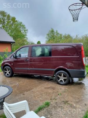 Sarkans Mercedes-Benz Vito 2009 Gulbene, ar dzinēja tilpumu 2.20 L un nobraukumu 438 tūkst. km par 2500 €, foto 6 vietnē AUTOMOTO.COM.LV