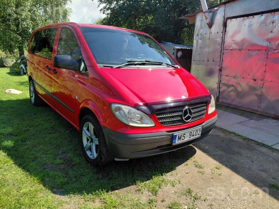 Sarkans Mercedes-Benz Vito 2009 Rīga, ar dzinēja tilpumu 2.20 L un nobraukumu 234 tūkst. km par 4900 €, foto 1 vietnē AUTOMOTO.COM.LV