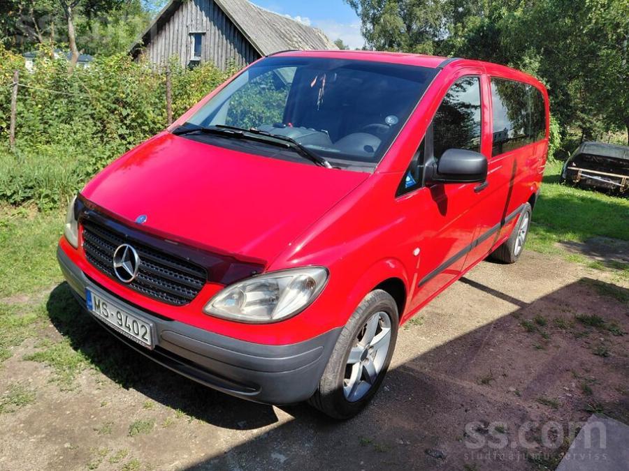 Sarkans Mercedes-Benz Vito 2009 Rīga, ar dzinēja tilpumu 2.20 L un nobraukumu 234 tūkst. km par 4900 €, foto 2 vietnē AUTOMOTO.COM.LV