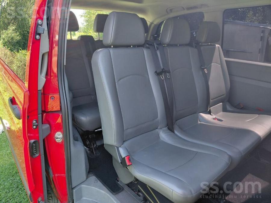 Sarkans Mercedes-Benz Vito 2009 Rīga, ar dzinēja tilpumu 2.20 L un nobraukumu 234 tūkst. km par 4900 €, foto 5 vietnē AUTOMOTO.COM.LV