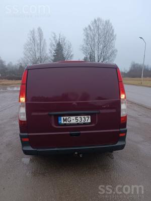 Sarkans Mercedes-Benz Vito 2009 Gulbene, ar dzinēja tilpumu 2.20 L un nobraukumu 448 tūkst. km par 2300 €, foto 4 vietnē AUTOMOTO.COM.LV