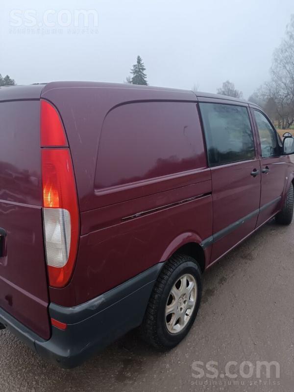 Sarkans Mercedes-Benz Vito 2009 Gulbene, ar dzinēja tilpumu 2.20 L un nobraukumu 448 tūkst. km par 2300 €, foto 5 vietnē AUTOMOTO.COM.LV