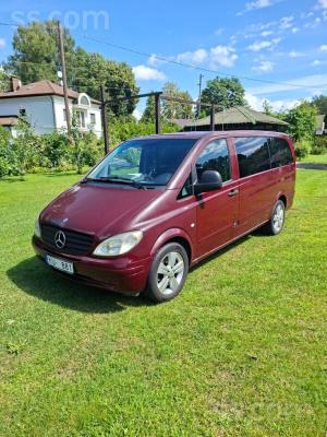 Sarkans Mercedes-Benz Vito 2009 Rīga, ar dzinēja tilpumu 2.20 L un nobraukumu 202 tūkst. km par 5500 €, foto  vietnē AUTOMOTO.COM.LV