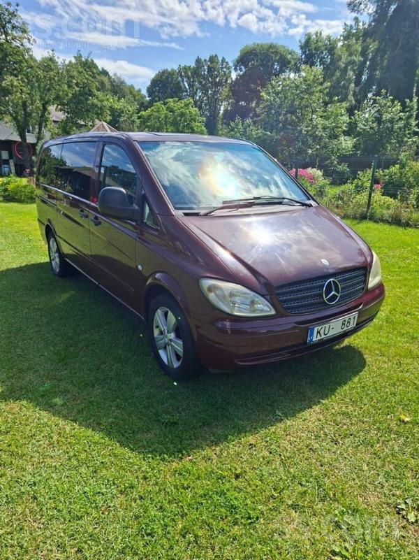 Red Mercedes-Benz Vito 2009 in Riga, with an engine capacity of 2.20 L and mileage of 202 thousand km for 5500 €, photo 2 on AUTOMOTO.COM.LV