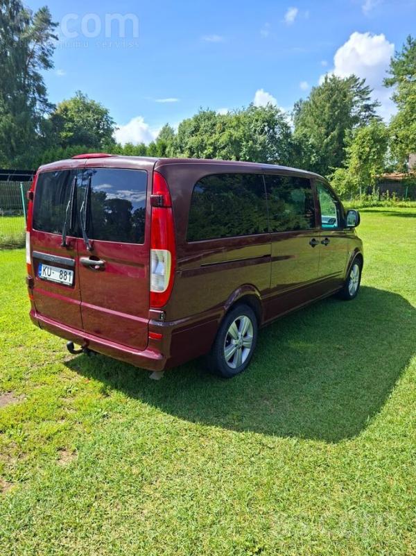 Red Mercedes-Benz Vito 2009 in Riga, with an engine capacity of 2.20 L and mileage of 202 thousand km for 5500 €, photo 3 on AUTOMOTO.COM.LV