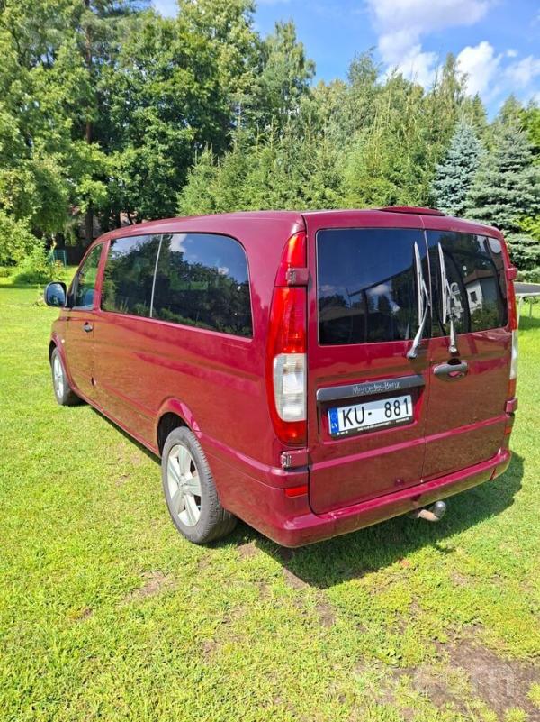 Red Mercedes-Benz Vito 2009 in Riga, with an engine capacity of 2.20 L and mileage of 202 thousand km for 5500 €, photo 4 on AUTOMOTO.COM.LV