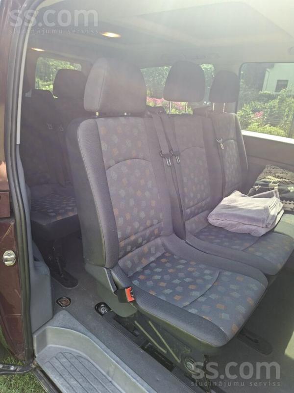 Red Mercedes-Benz Vito 2009 in Riga, with an engine capacity of 2.20 L and mileage of 202 thousand km for 5500 €, photo 6 on AUTOMOTO.COM.LV